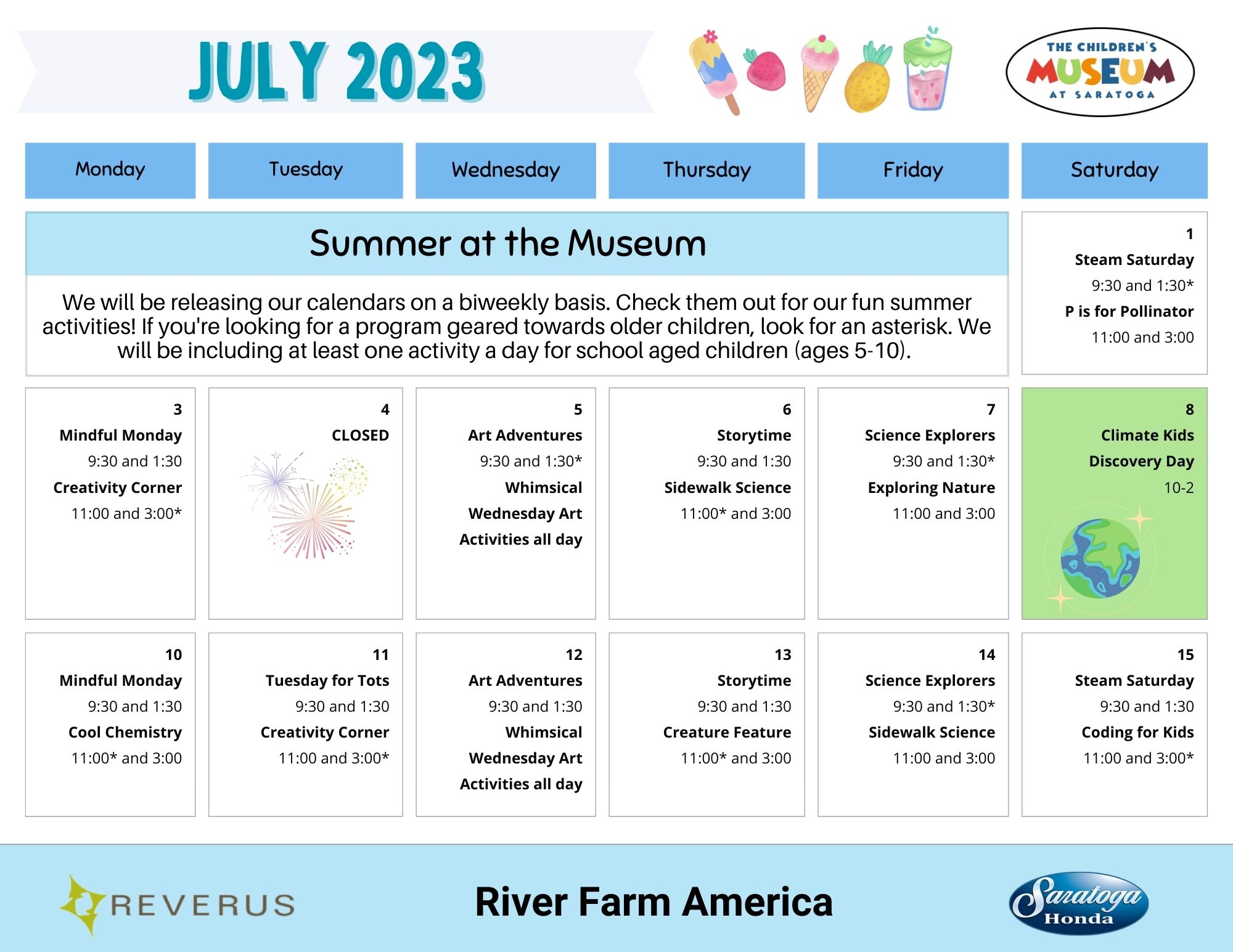 Events Calendar | Children's Museum