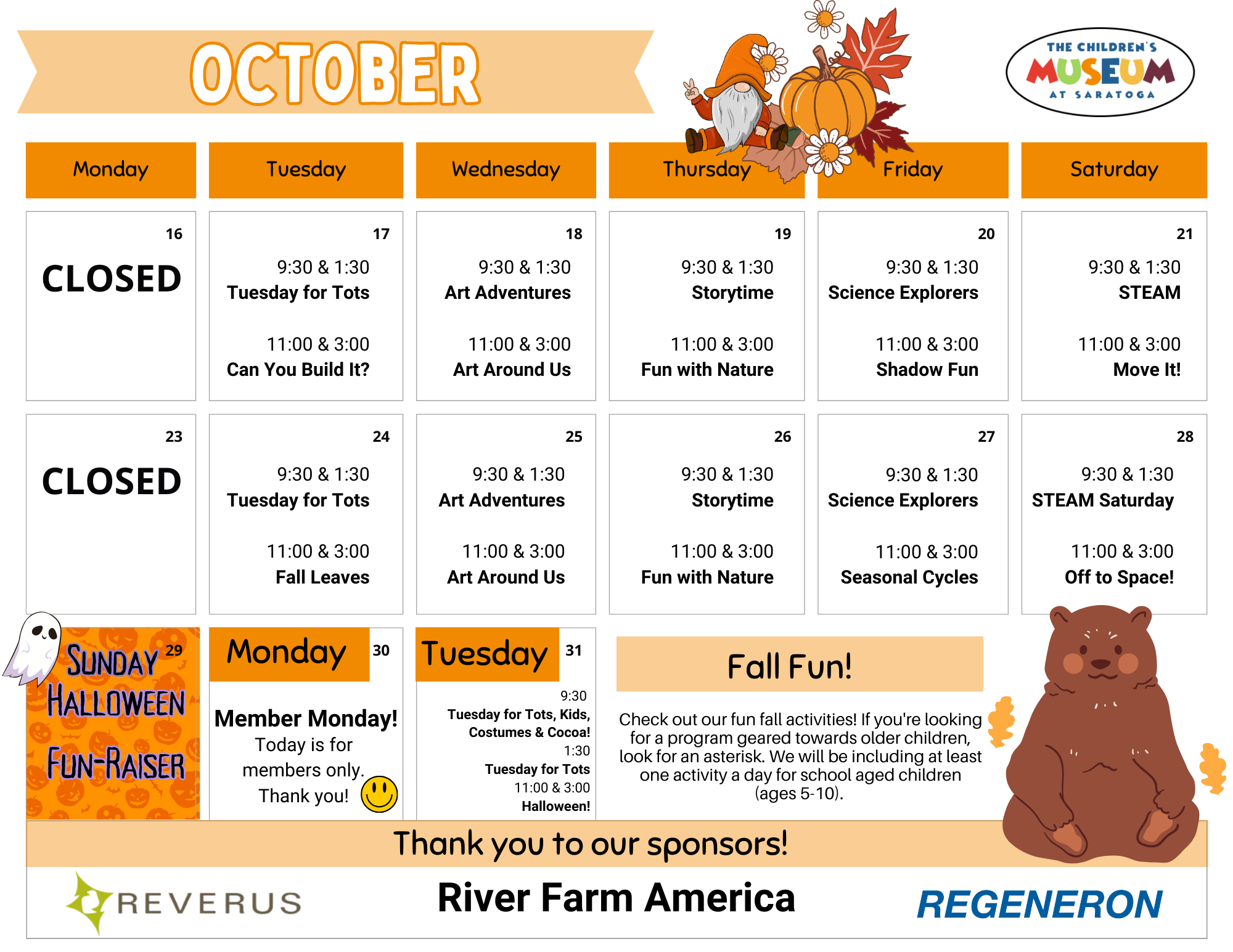 Events Calendar | Children's Museum