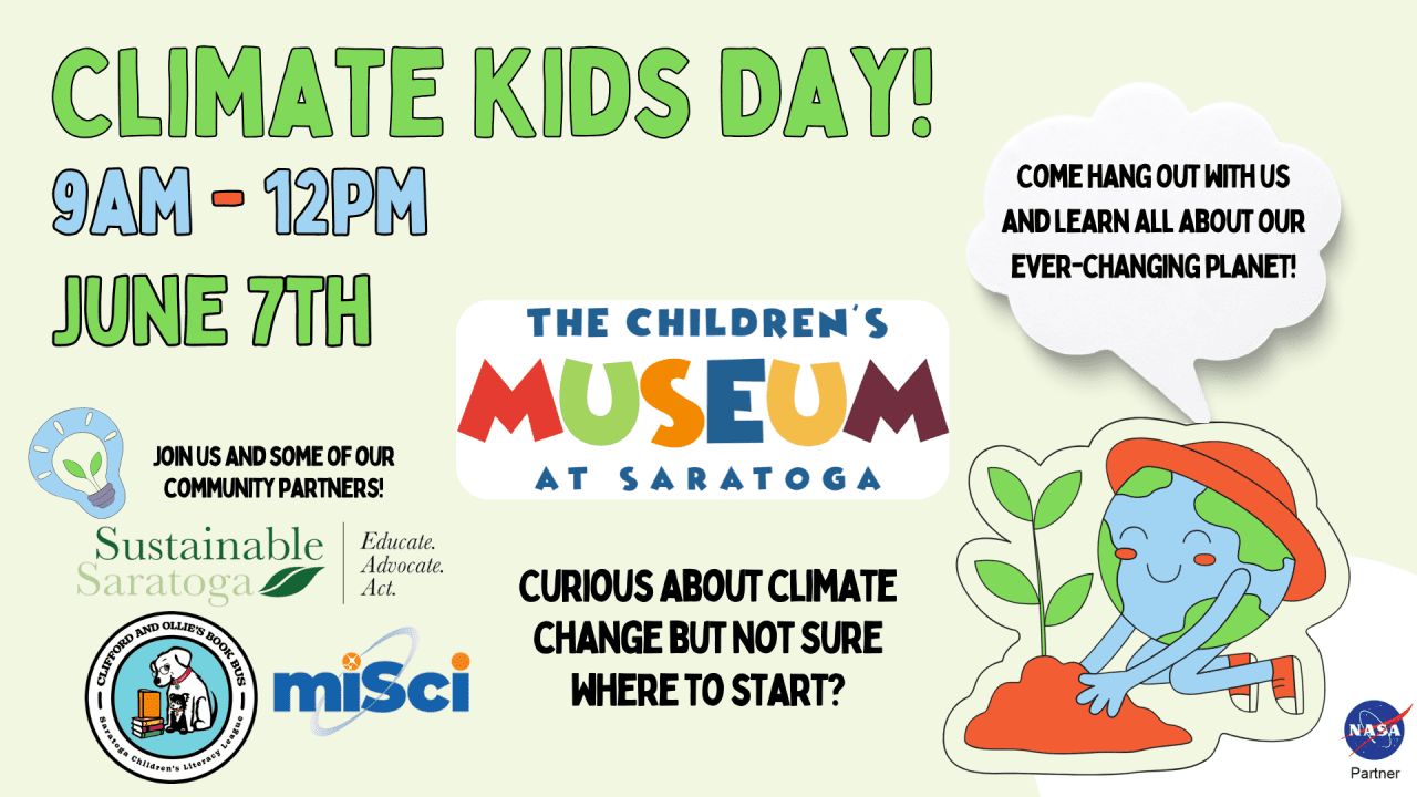 Climate Kids Day! | The Children’s Museum at Saratoga